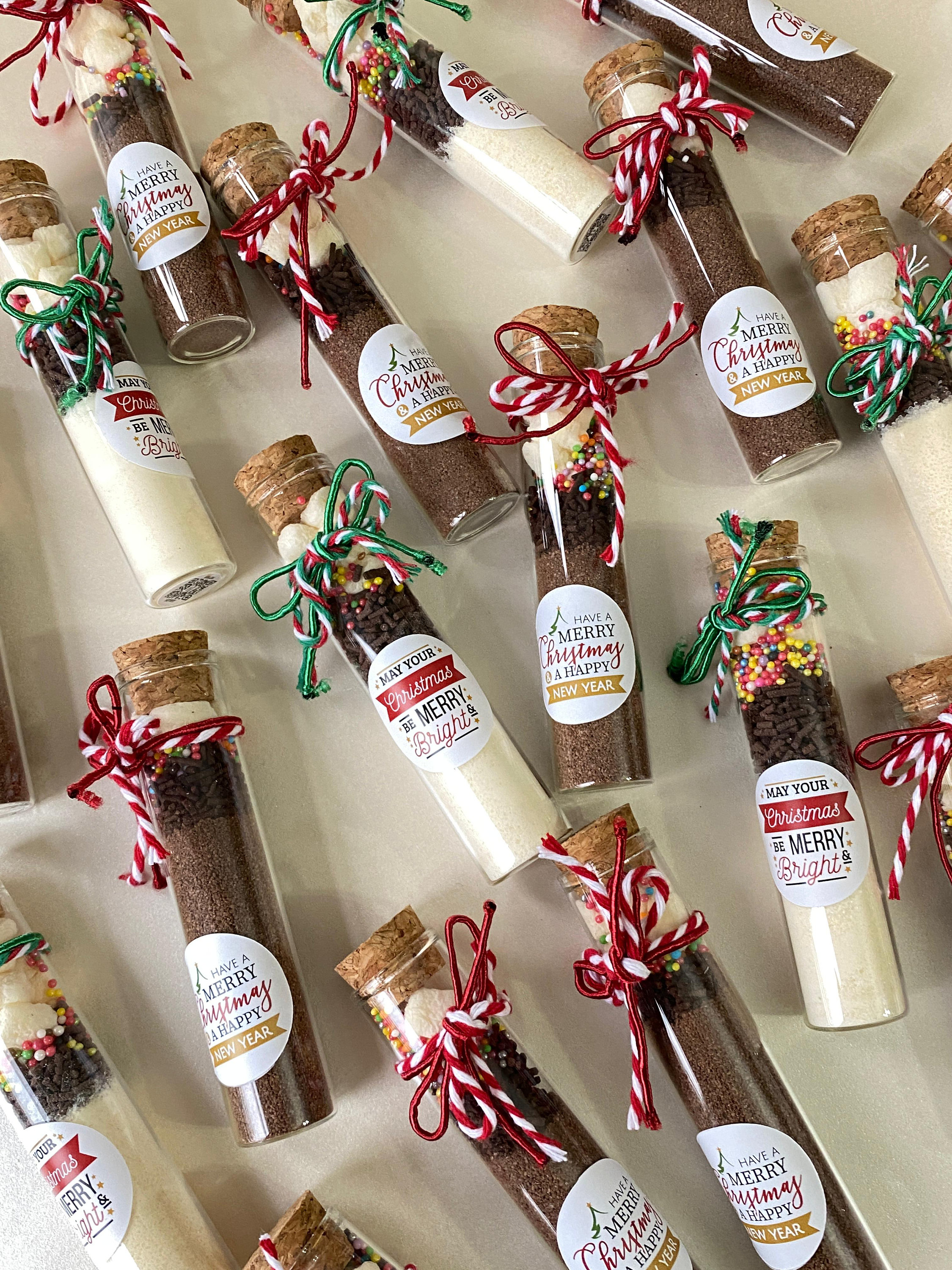 100 Pcs Hot Chocolate With Marshmallow, Hot Chocolate Wedding Favour in ...
