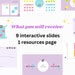 Cute Interactive Jamboard Template; Jamboard Template; Interactive ...