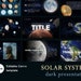Space, Solar System Canva Dark Template I Digital Download, Editable ...