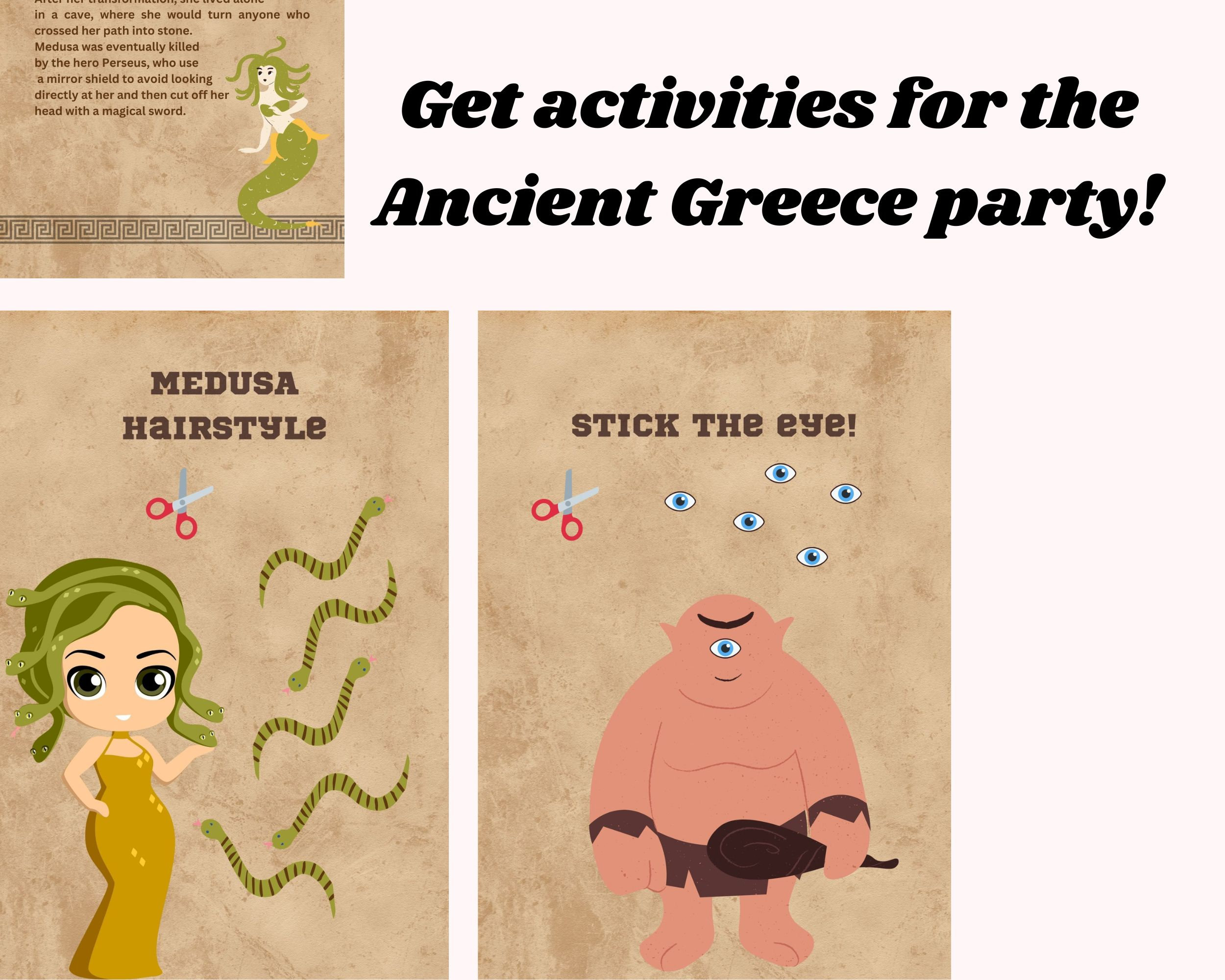 Printable Ancient Greece Worksheets and Activity Pack; Ancient Greece ...