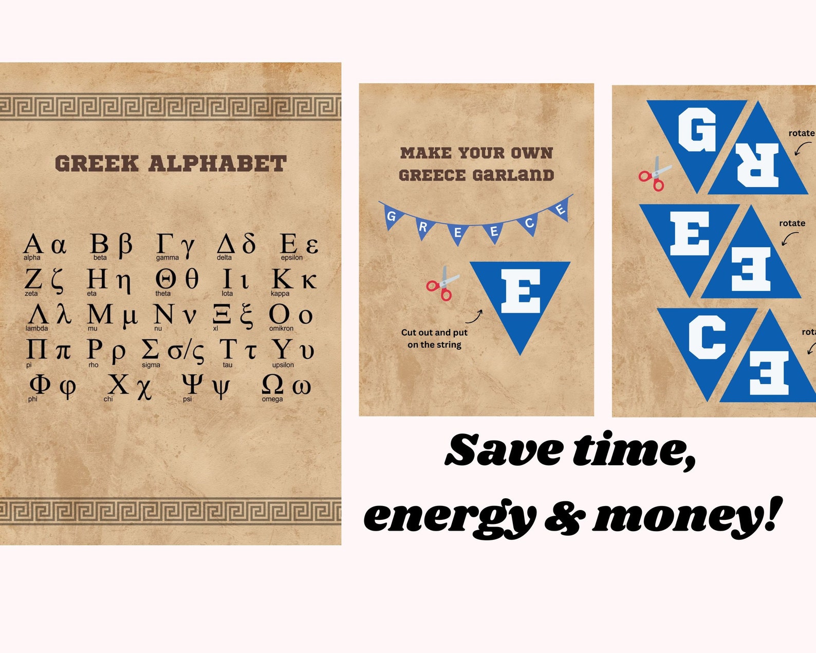 Printable Ancient Greece Worksheets and Activity Pack; Ancient Greece ...