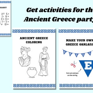 Ancient Greece Gods Printable Mythology Games Pack; Fun Activity for ...