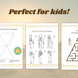 Ancient Egypt Gods Printable Mythology Games Pack; History Lesson ...