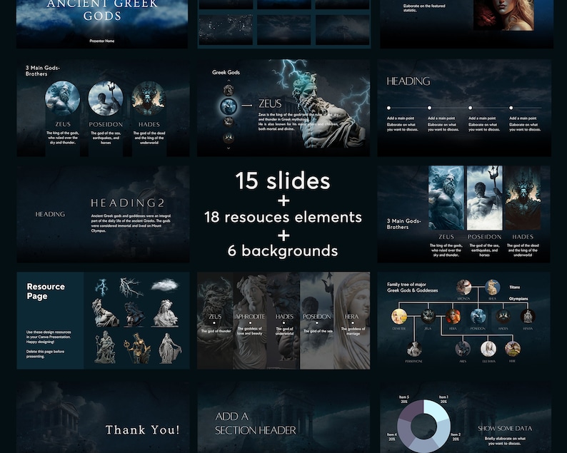 Ancient Greek Gods History Presentation I History Presentation I ...