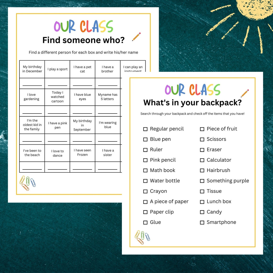 Class Game Bundle Pack; Classroom Team Building; Back to School ...