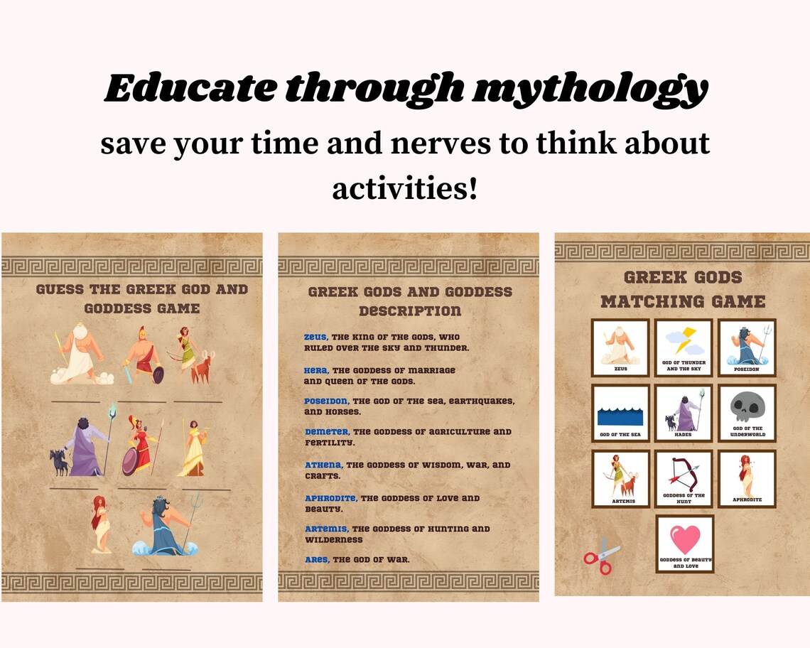 Printable Ancient Greece Worksheets and Activity Pack; Ancient Greece ...