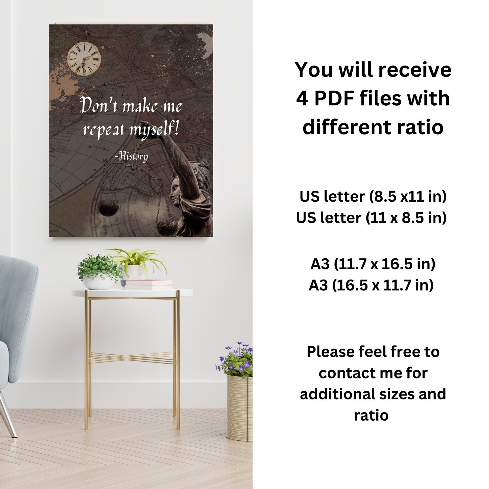 Printable Funny and Inspiring History Teacher Posters; Dark Aesthetic ...