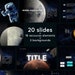 Space, Solar System Canva Dark Template I Digital Download, Editable ...