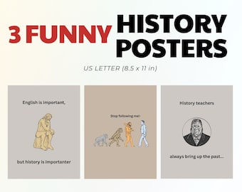 History Classroom Decor | Funny History Posters | Social Studies ...