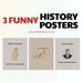 Funny History Posters; Hilarious Social Studies Classroom Decor Bundle ...