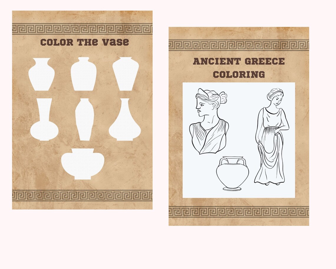 Printable Ancient Greece Worksheets and Activity Pack; Ancient Greece ...