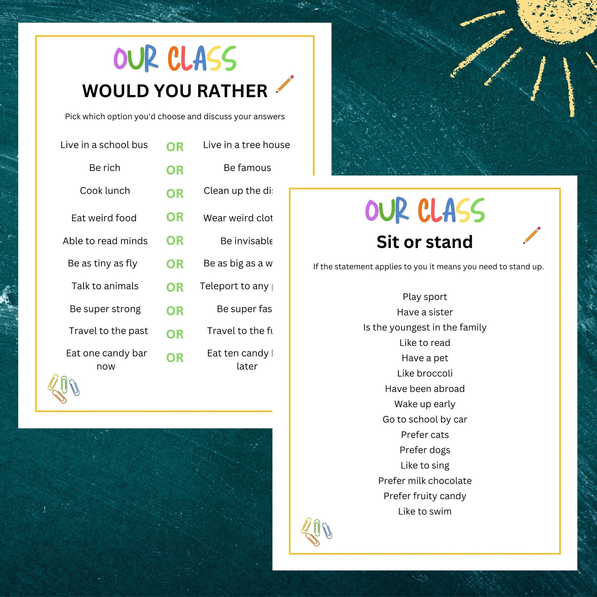 Class Game Bundle Pack; Classroom Team Building; Back to School ...