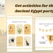 Ancient Egypt Gods Printable Mythology Games Pack History Lesson ...
