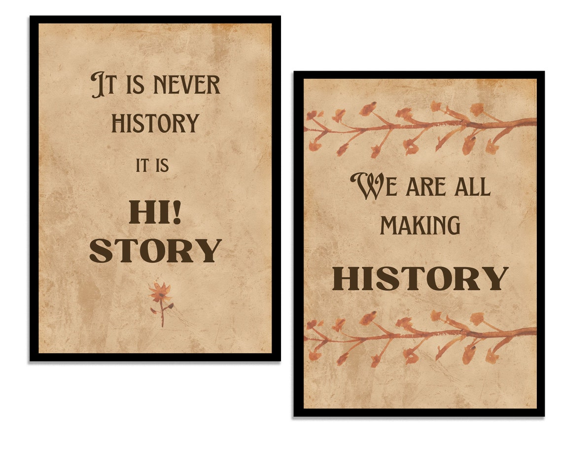 Printable Funny and Inspiring History Teacher Posters History - Etsy