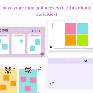 Cute Interactive Jamboard Template; Jamboard Template; Interactive ...