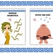 Ancient Greece Gods Printable Mythology Party Game; Fun Activity for ...