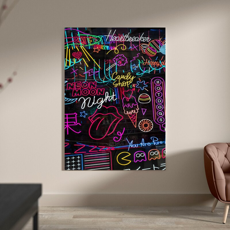 Neon Wall Art - Etsy