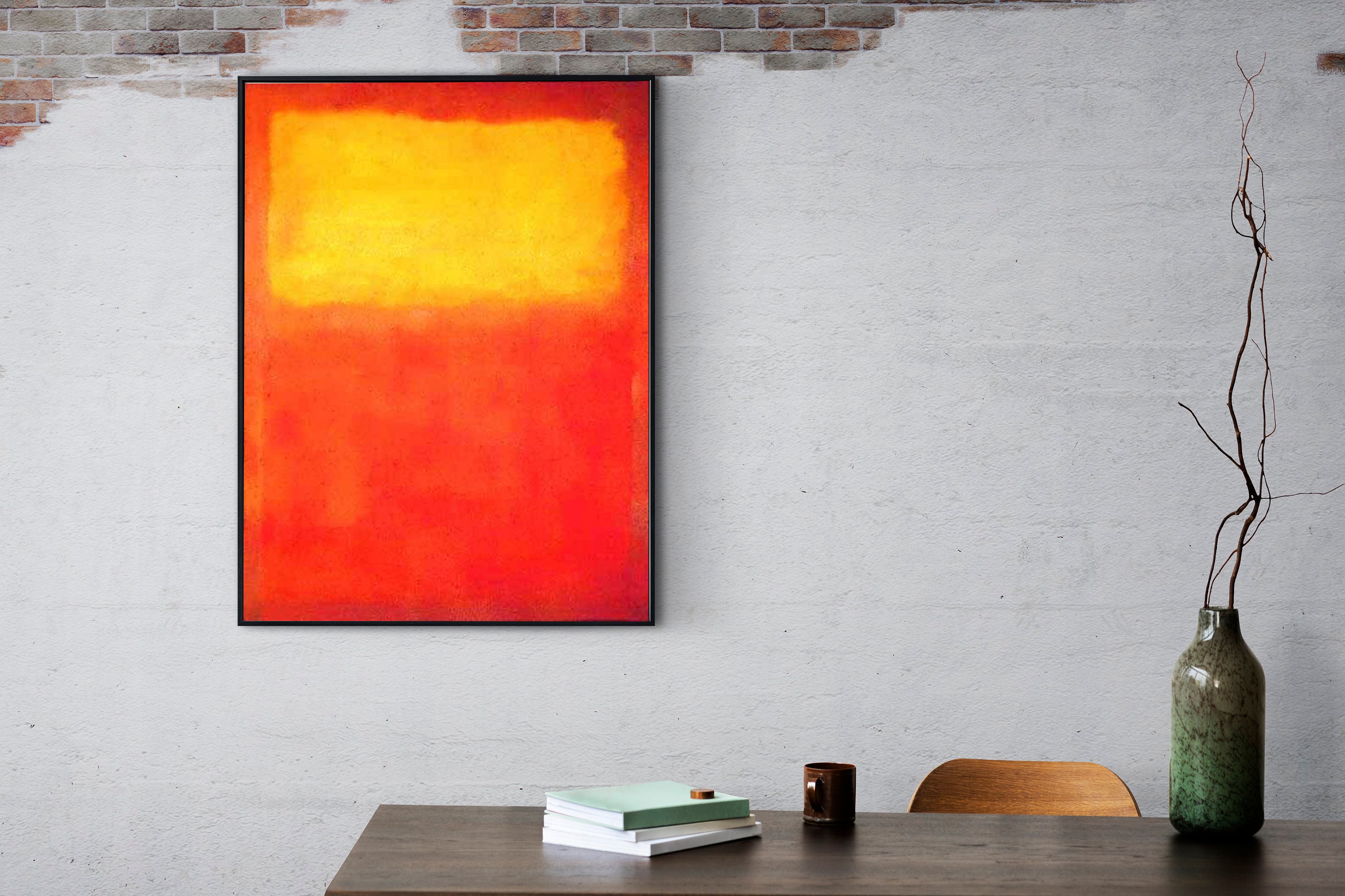 Mark Rothko Yellow and Red Canvas_poster Art Reproduction,rothko ...
