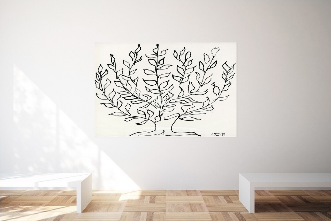 Henri Matisse the Plain Tree Canvas_poster Art Reproduction, Abstract ...