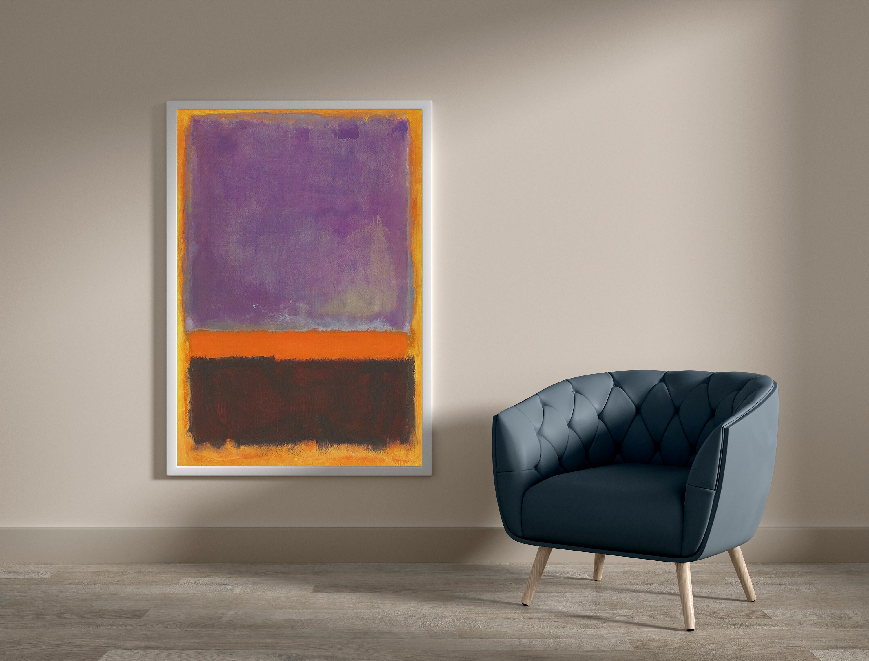 Mark Rothko Purple and Brown Canvas_poster Art Reproduction,rothko ...