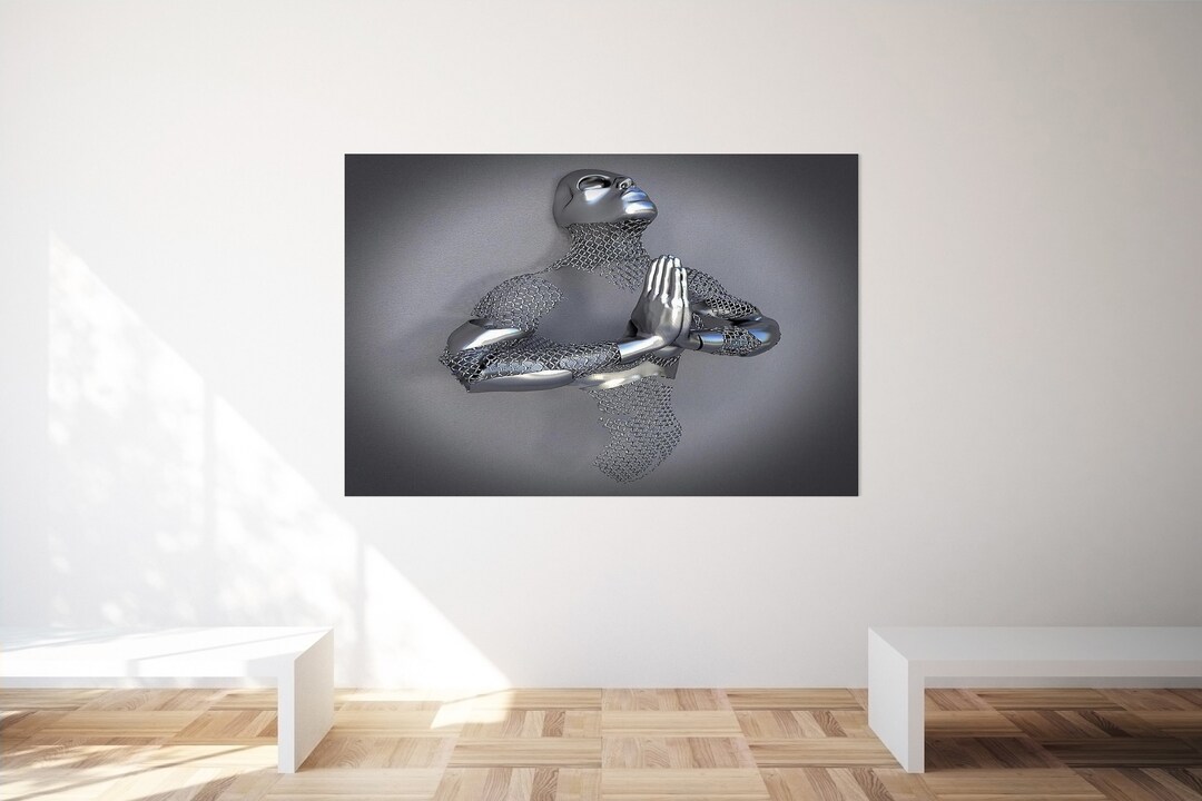 Sculpture , Silver Sculpture , Man Sculpture , Sculpture Canvas ...