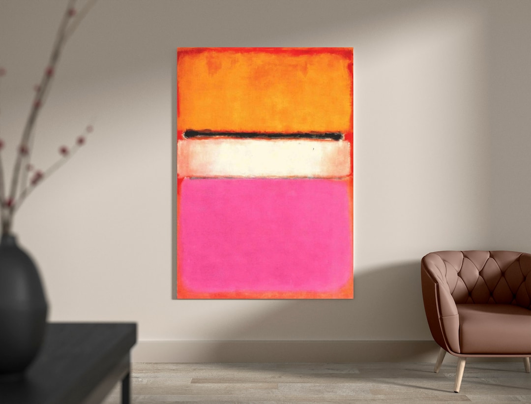 Mark Rothko White Center Canvas_poster Art Reproduction, Rothko ...