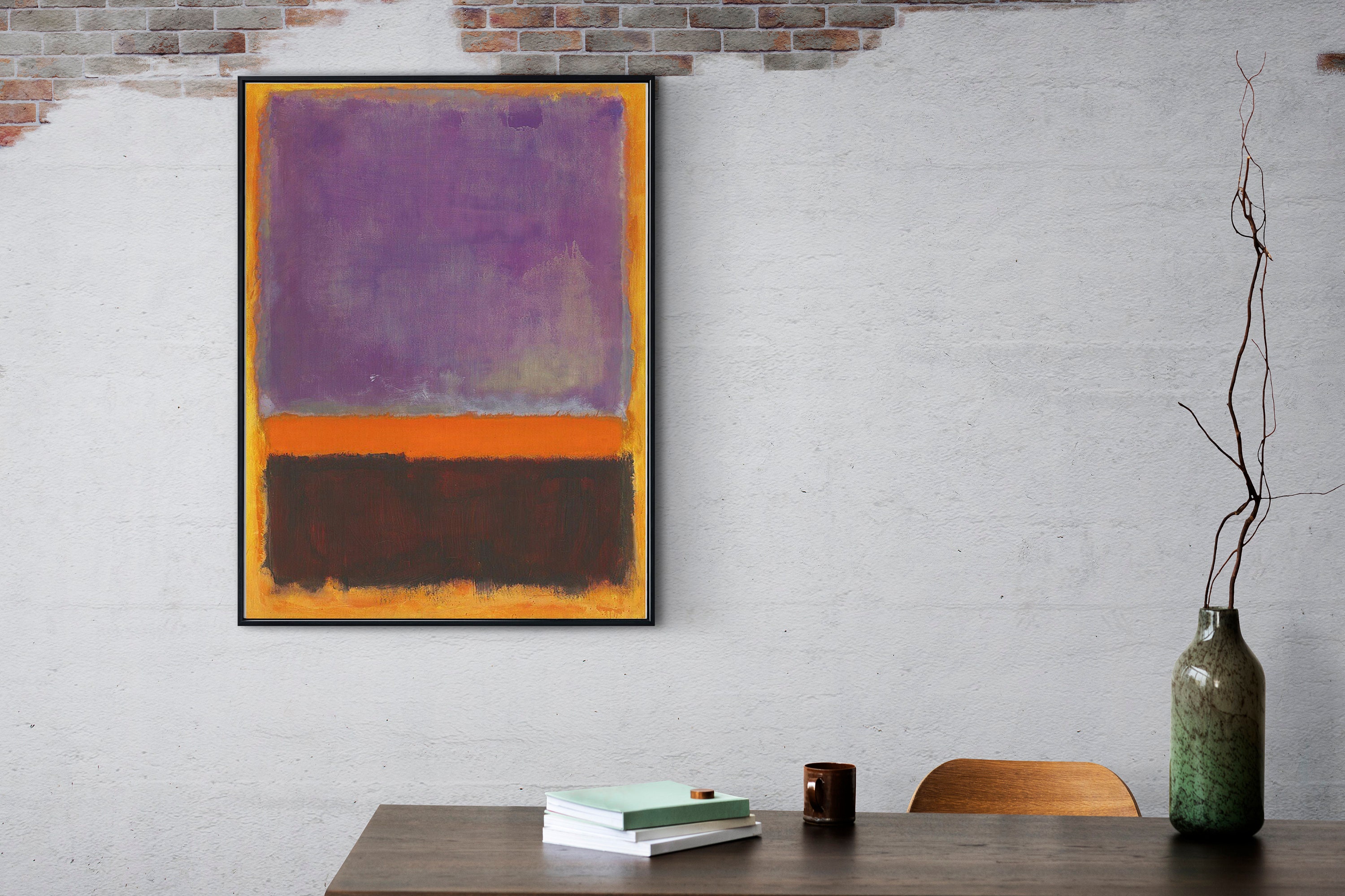 Mark Rothko Purple and Brown Canvas_poster Art Reproduction,rothko ...