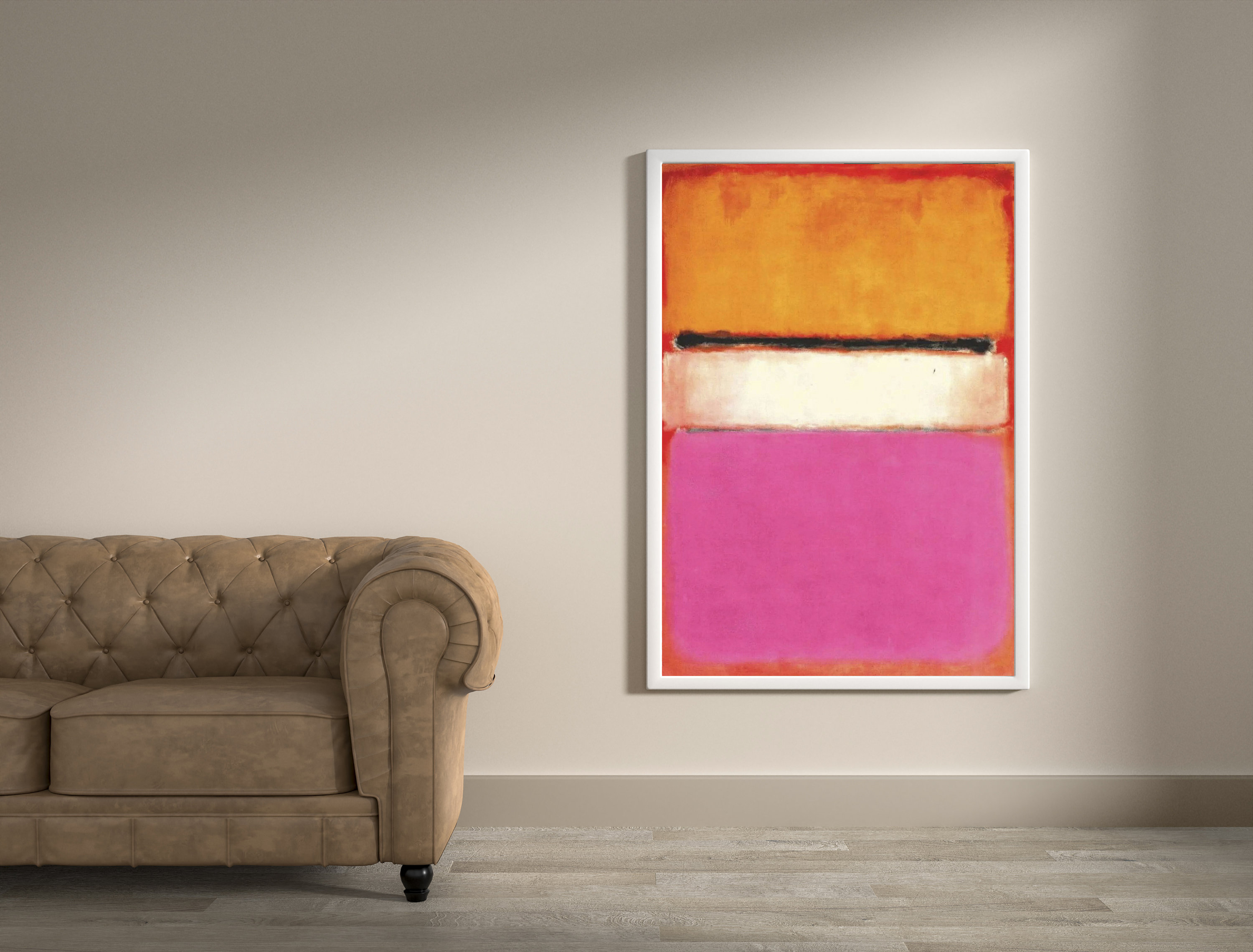 Mark Rothko White Center Canvas_poster Art Reproduction, Rothko ...