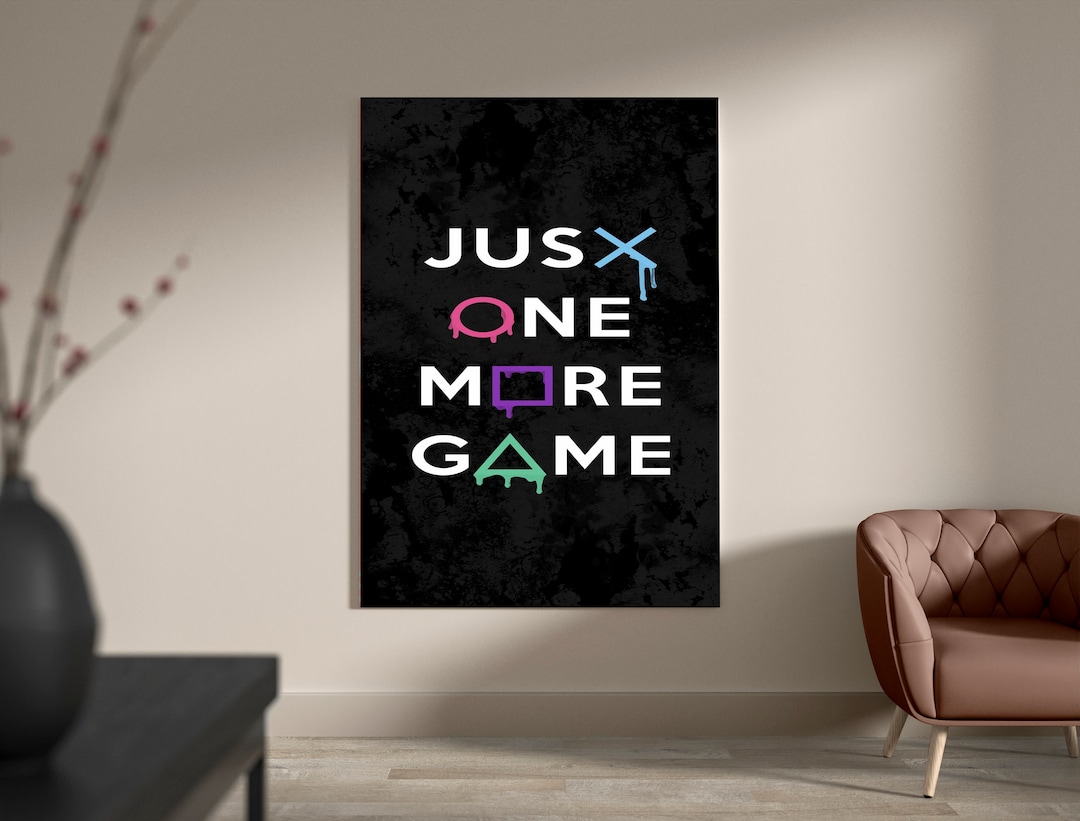 Playstation Canvas Playstation Wall Art Playstation Home Decor ...
