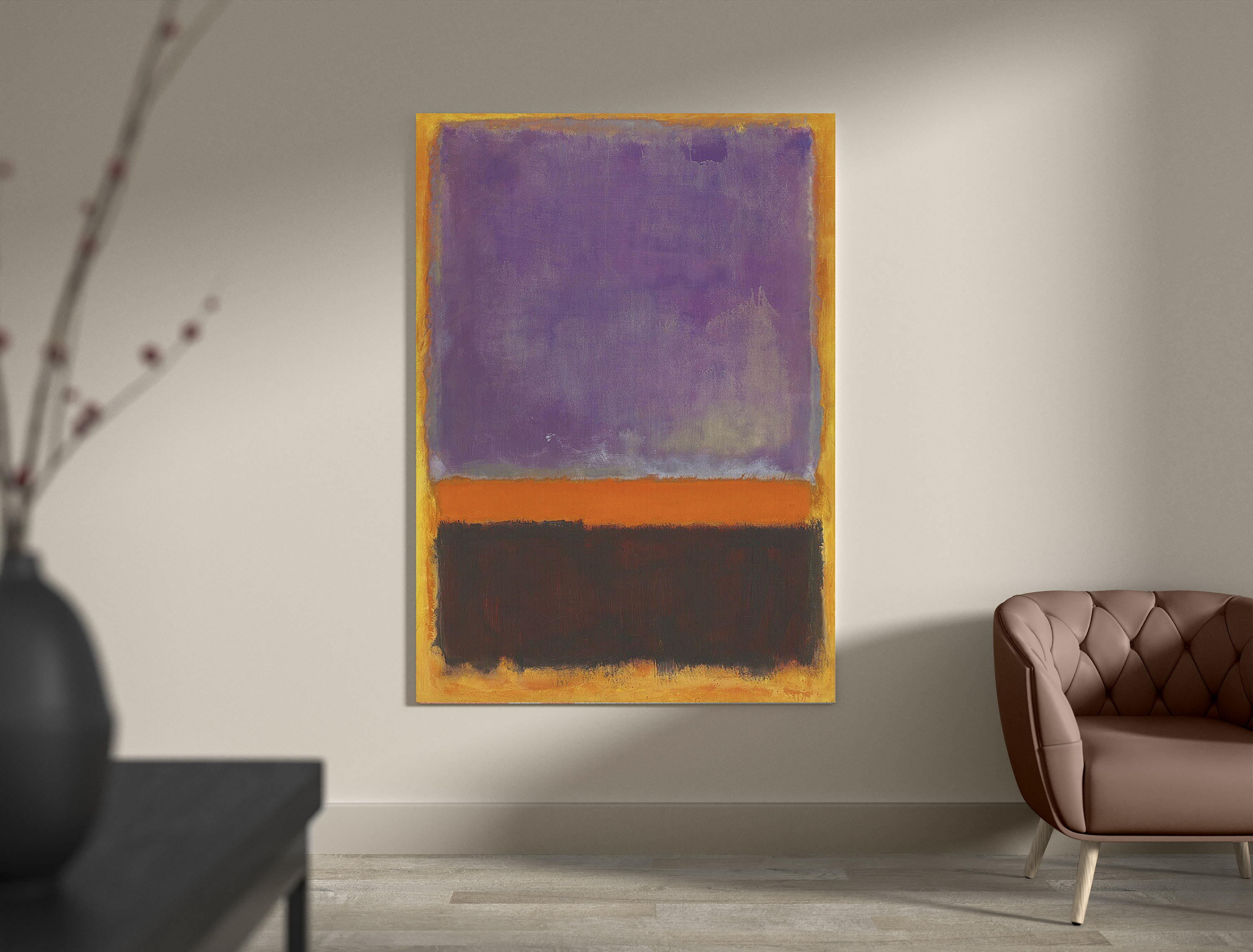 Mark Rothko Purple and Brown Canvas_poster Art Reproduction,rothko ...