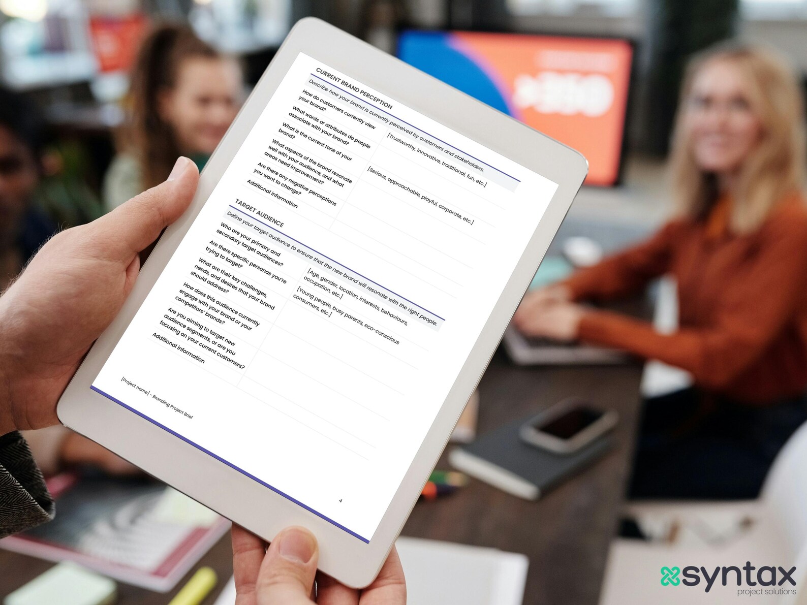 Branding Project Brief Template Google Docs | A4 | Editable Creative ...