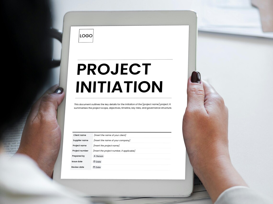 Project Initiation Document (PID) Template: Editable Google Docs, A4/US ...