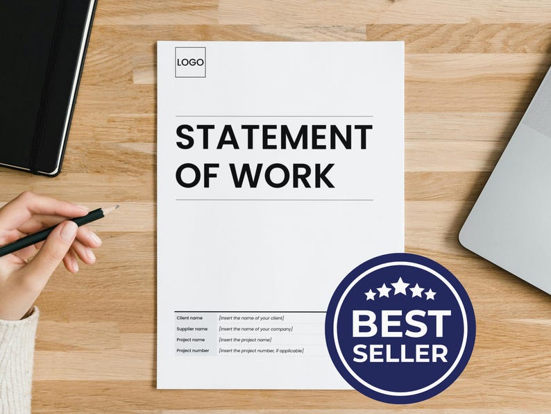 Statement of Work Template Google Docs | A4 | Editable SOW for ...