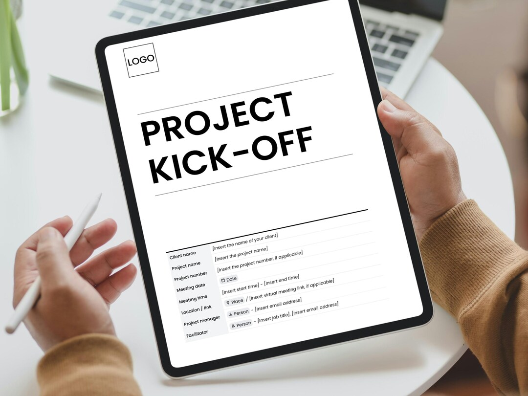 Project Kick-off Meeting Agenda Template: Editable Google Docs, A4/US ...