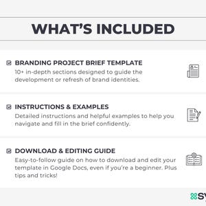 Branding Project Brief Template Google Docs | A4 | Editable Creative ...