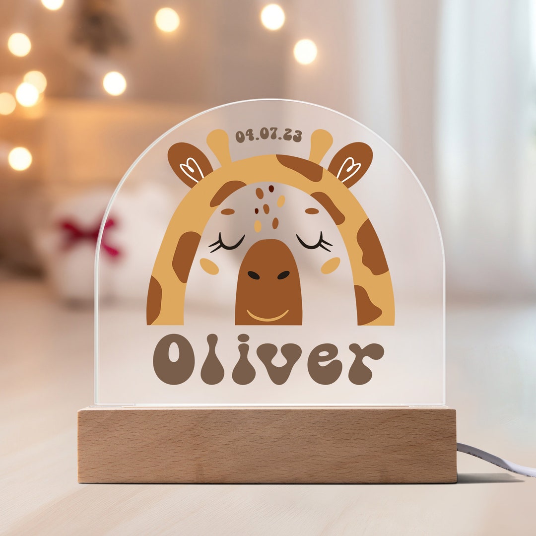Baby Name Acrylic Plaque for Kids Toddler Night Stand Gift - Etsy