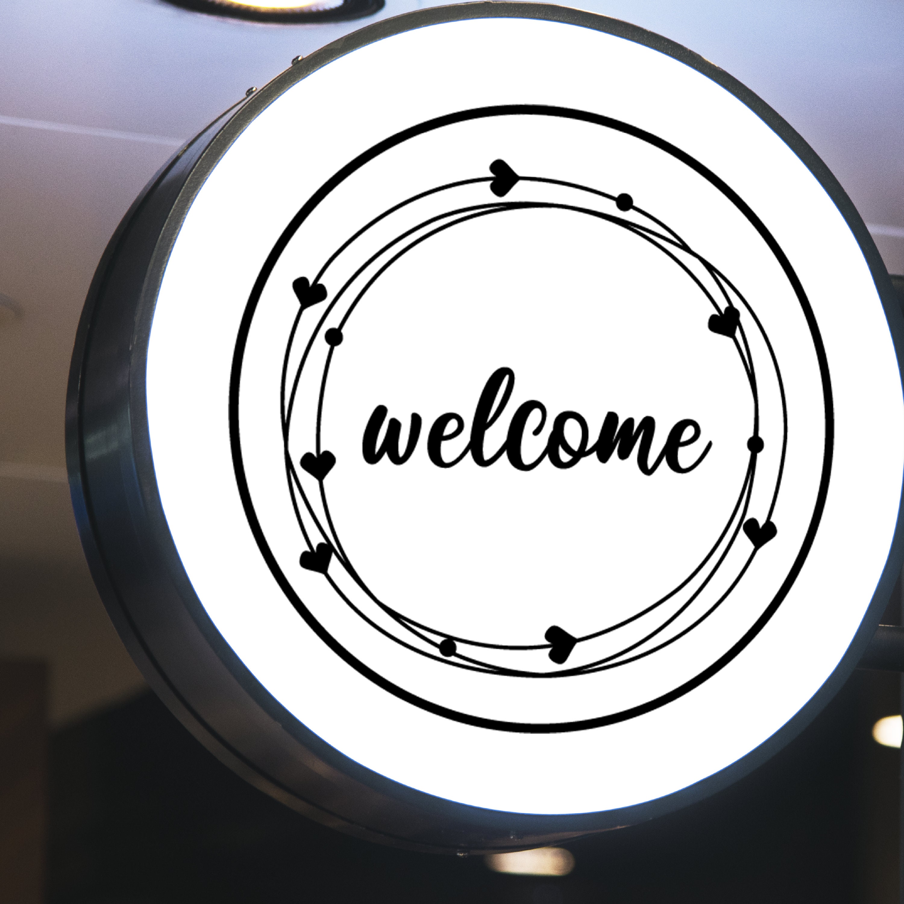 Round Sign Svg Bundle, Monogram Svg, Welcome to Our Home, Home Sweet ...