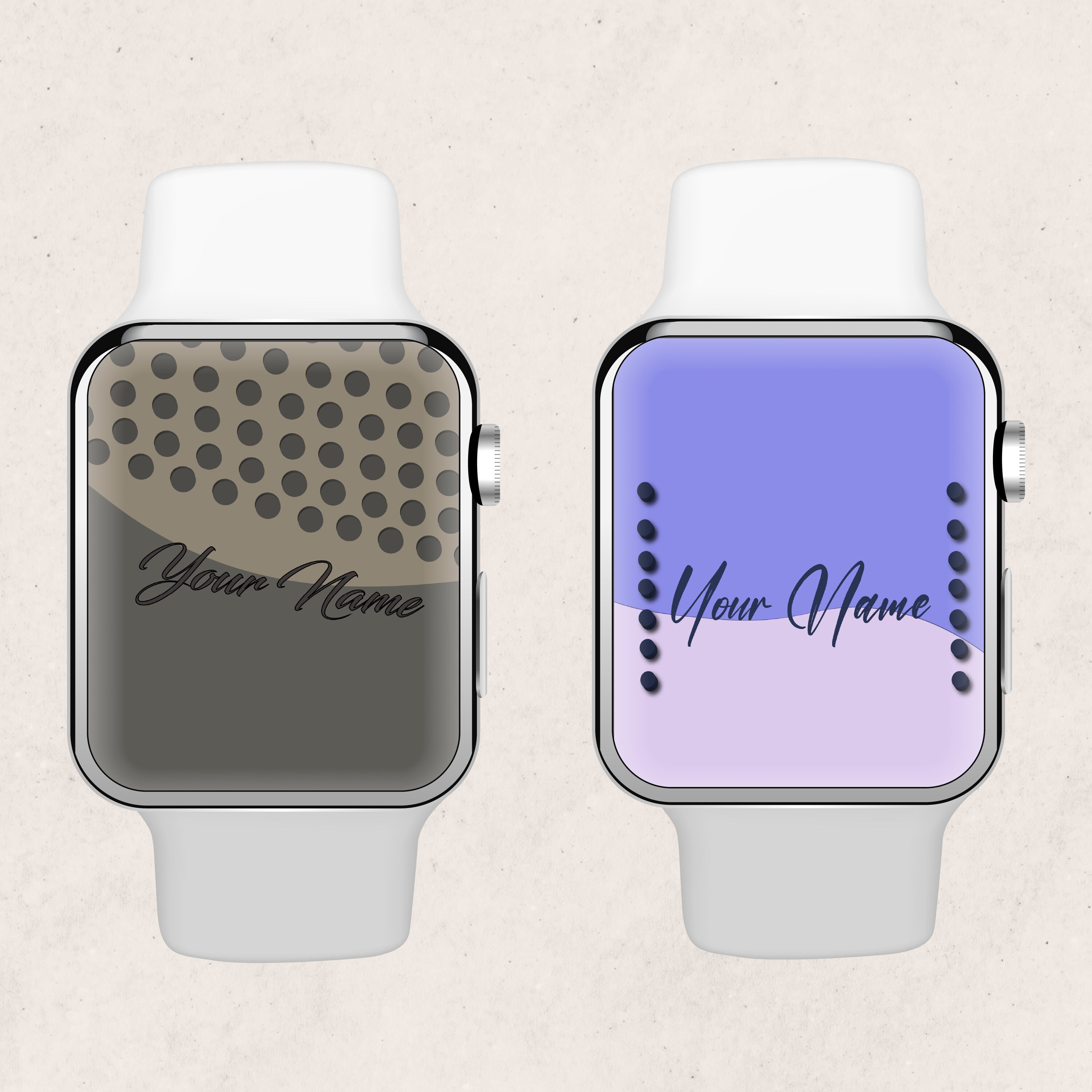 3 Custom Watch Face, Watch Wallpaper, Apple Watch Face, Smartwatch Face ...