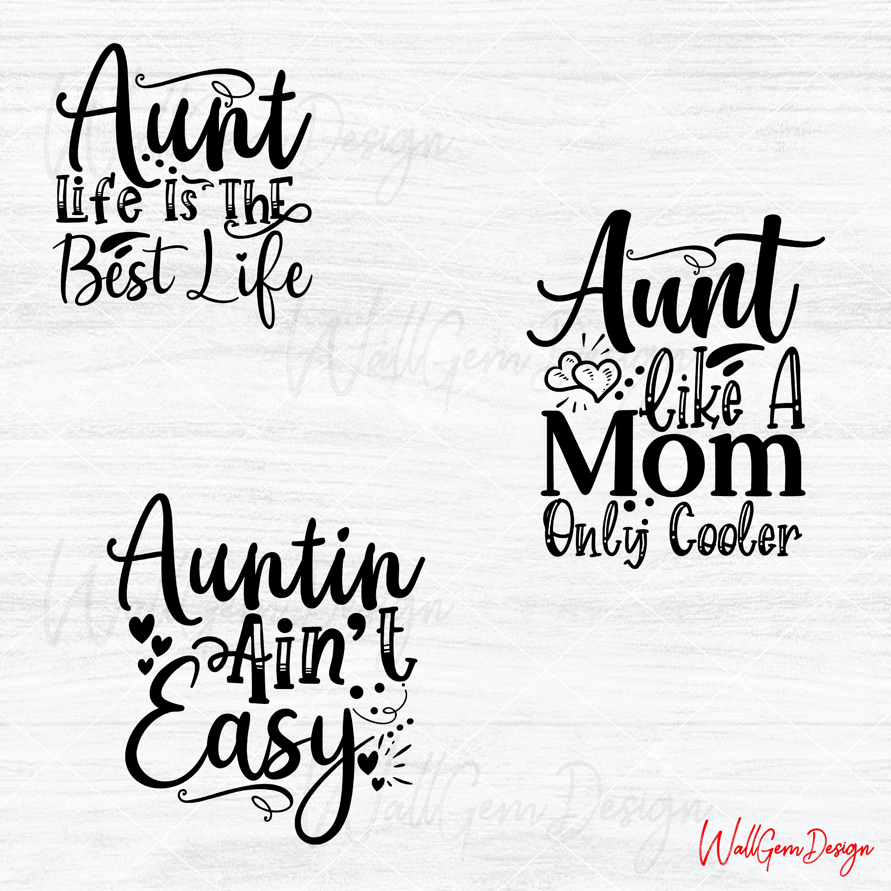 Aunt Svg Bundle, Cool Aunt Svg, Auntie Svg Bundle, Cool Aunts Club Svg ...