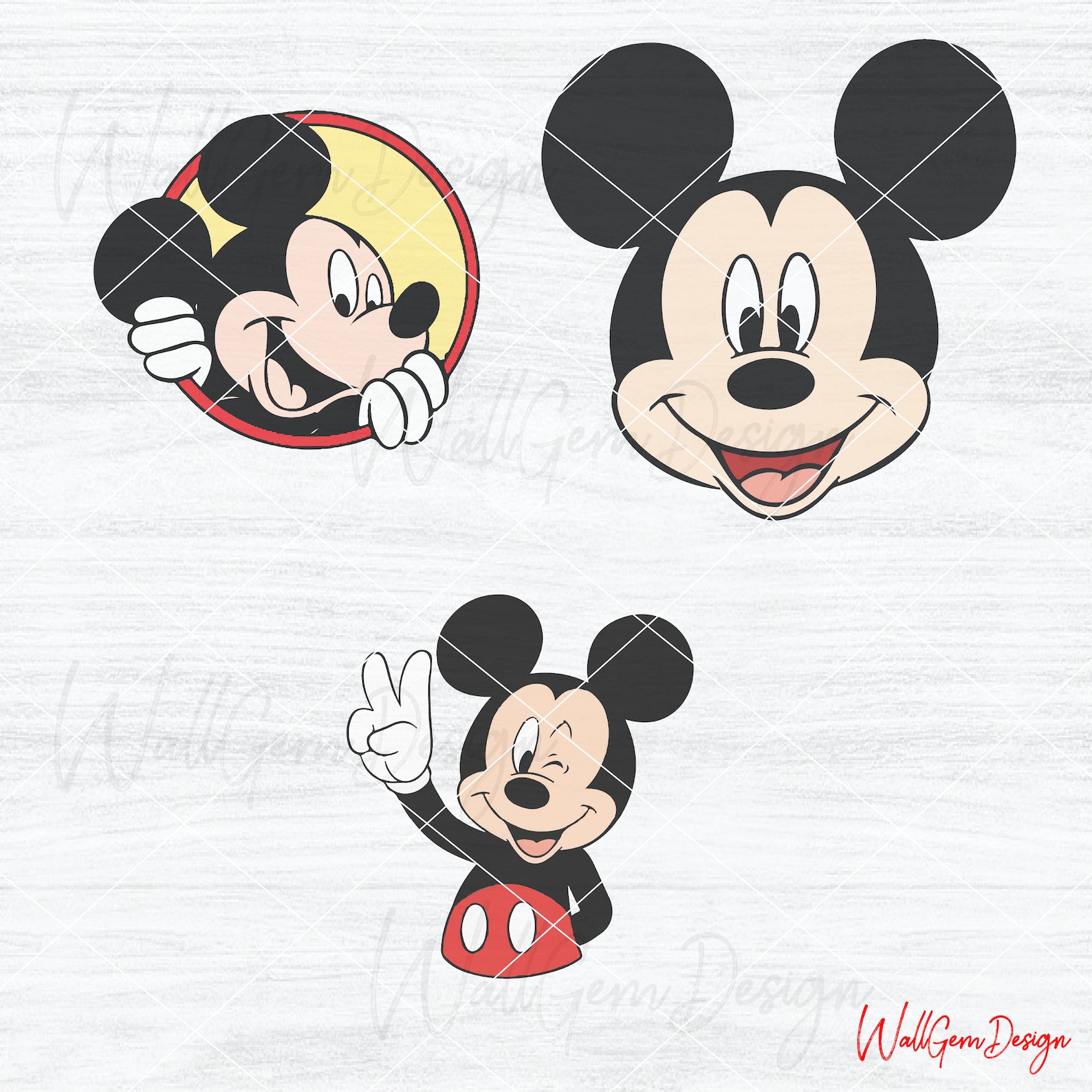 Mickey Mouse SVG Bundle Layered Head Svg Birthday Tshirt Svg, Tumbler ...