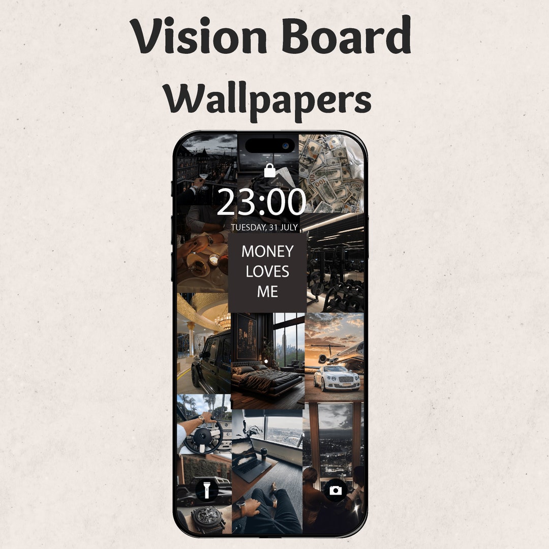 Minimalist Vision Board Phone Wallpaper (digital Download) - Etsy