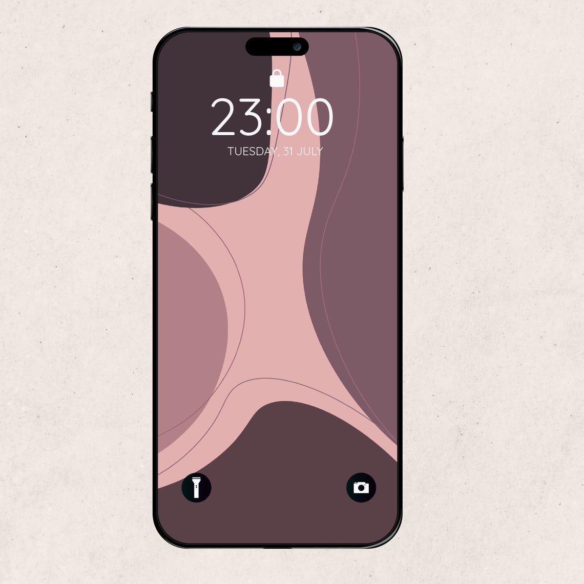 Minimalist Phone Wallpaper: Green, Modern Art (digital Download) - Etsy