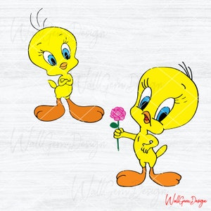 Tweety Bird SVG Bundle: Cartoon Clipart (60 Files) - Etsy