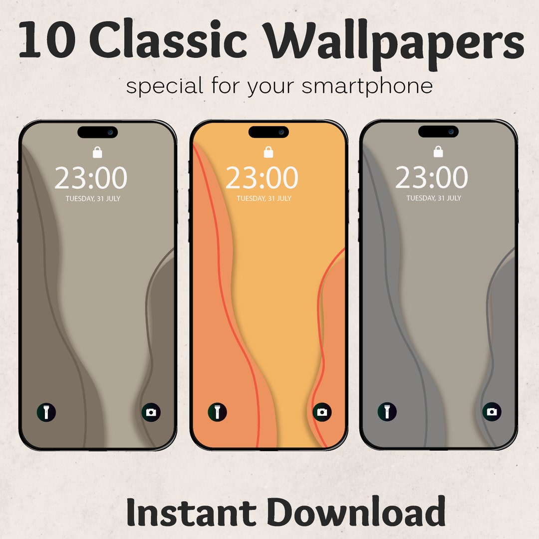 IPhone Wallpaper, Phone Background, Modern and Minimalist, 10 Pcs ...