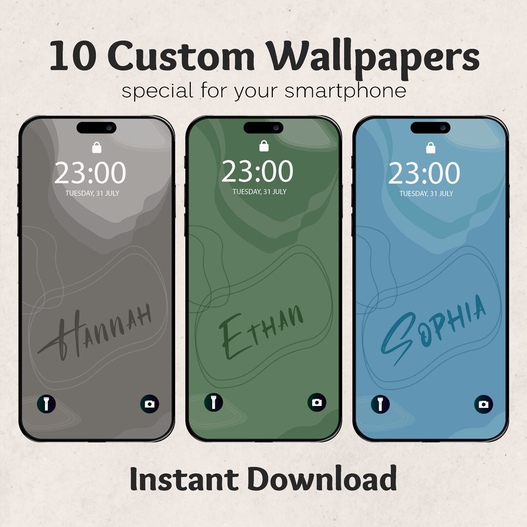 10 Custom iPhone Wallpaper, Phone Background, Aesthetic Minimalist ...