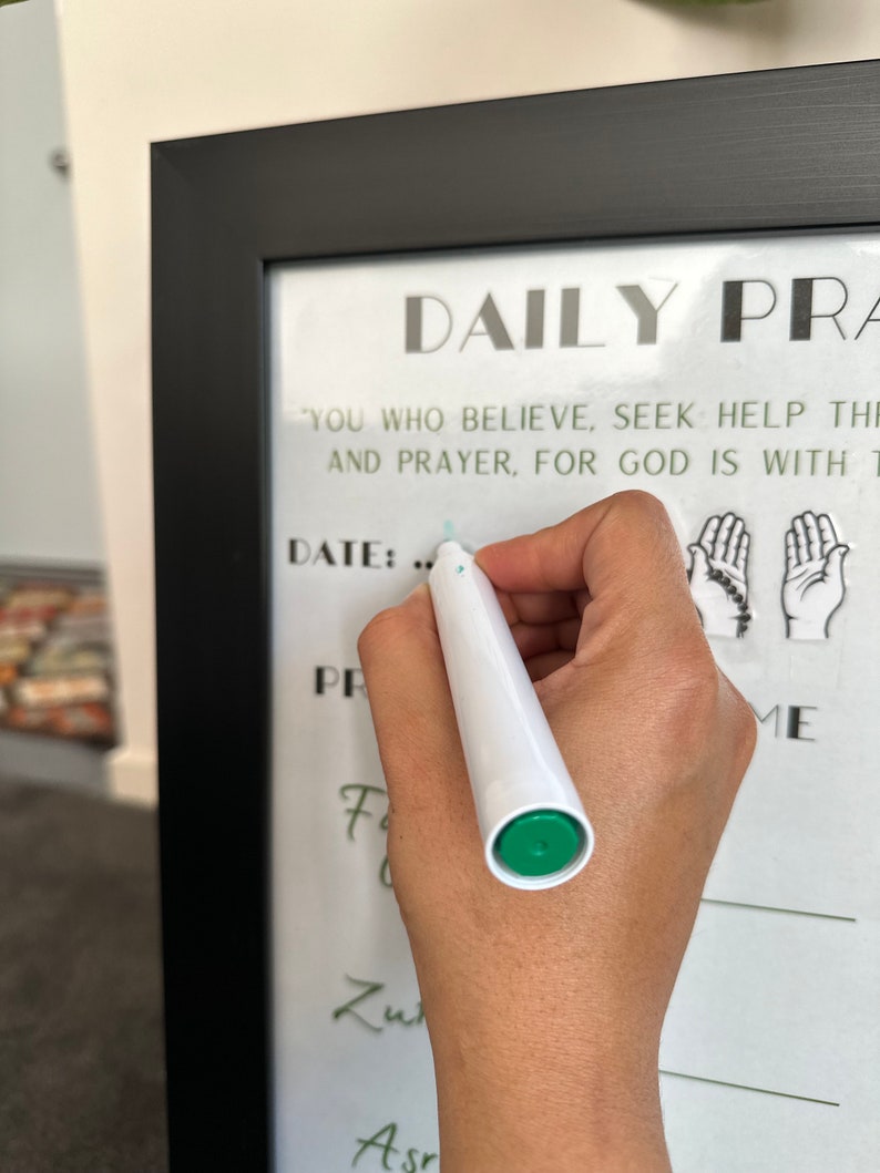 Islamic Daily Prayer Tracker - Printable PDF Track Your Salah and ...