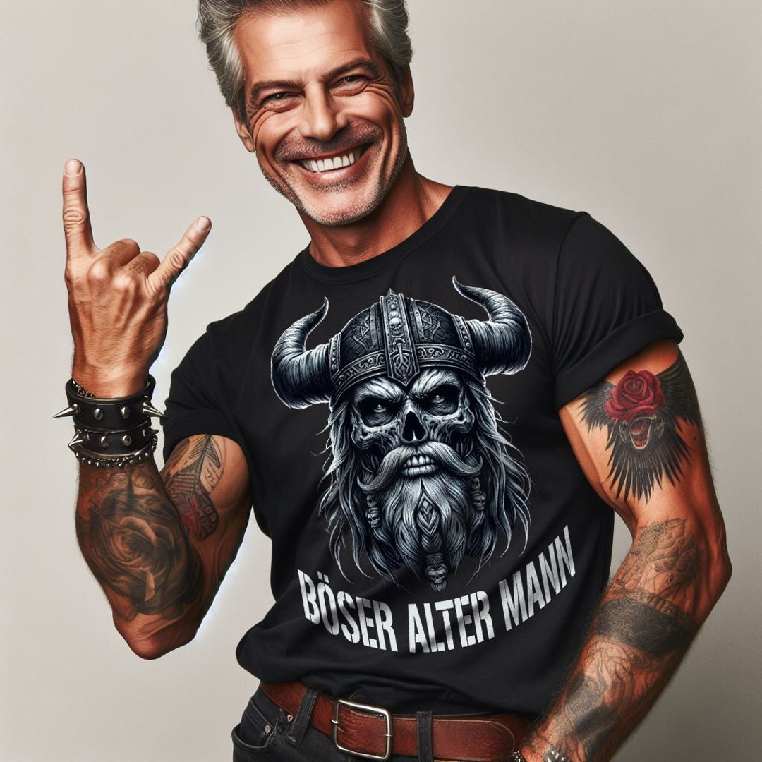 Camiseta Bad Old Man, regalo perfecto para abuelos geniales, idea de ...