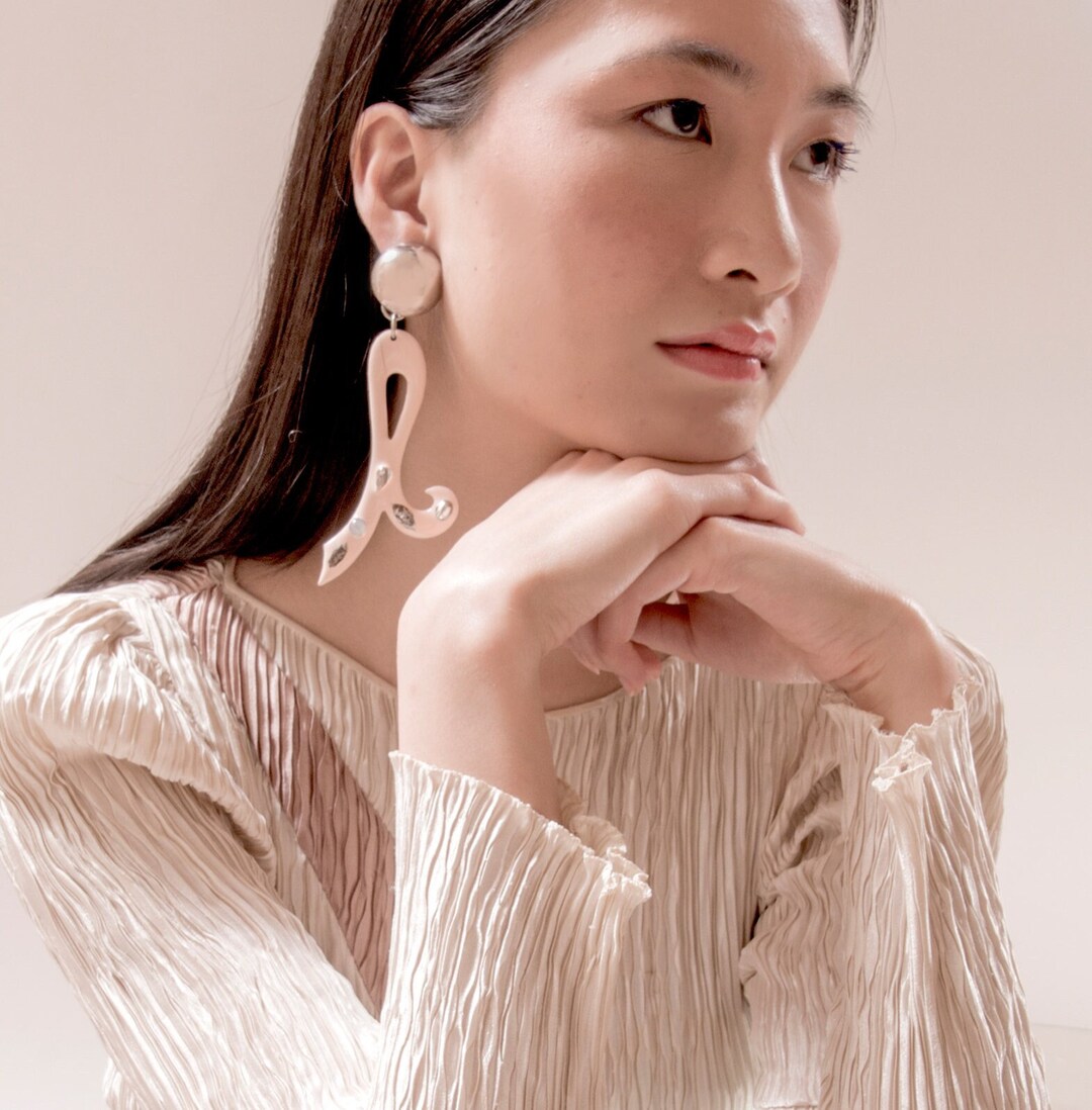 Rhinestone Crystal Statement Earrings Vintage Jewelry for Women 80s ...