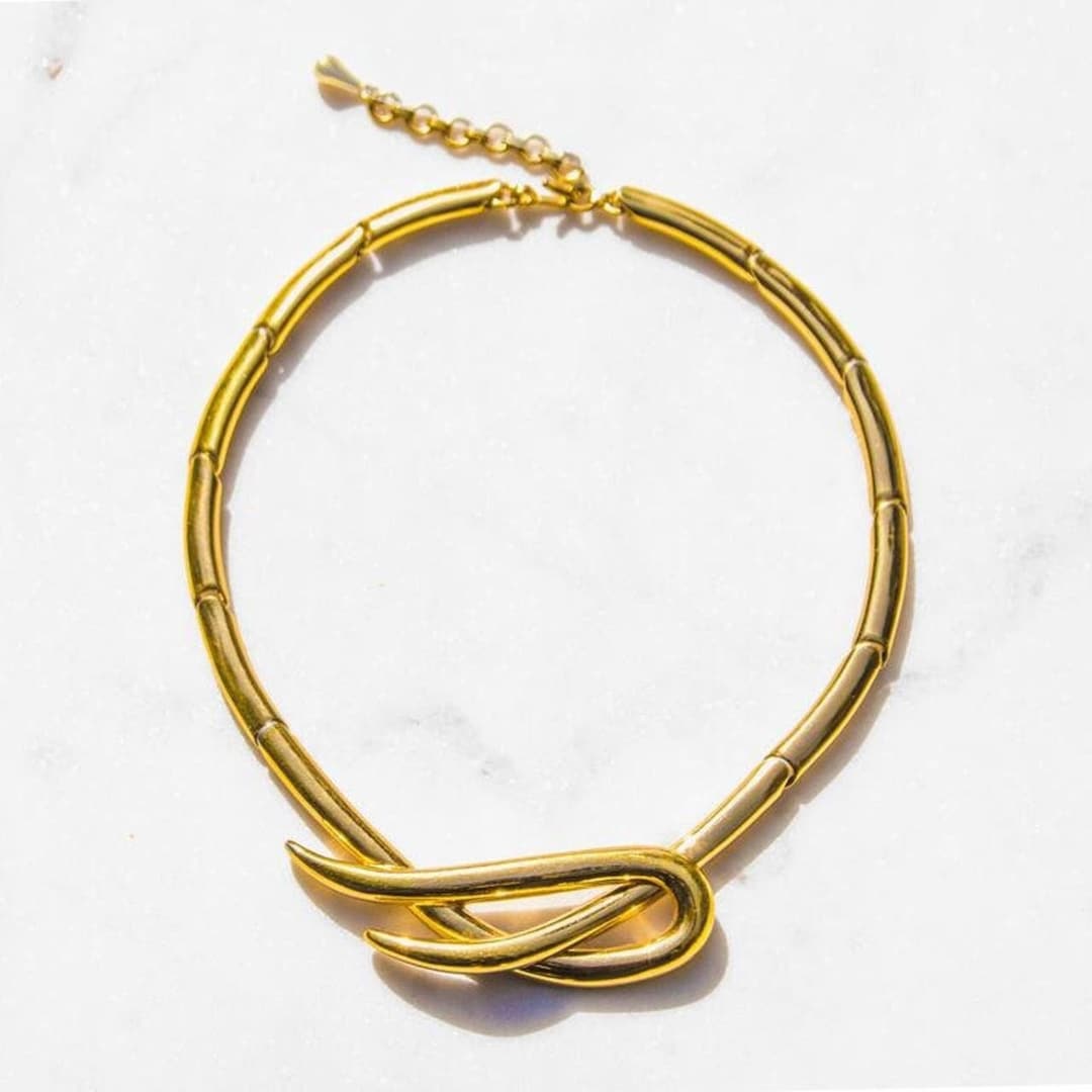 Eye of Ra Necklace Gold Vintage Jewelry Modernist Style Occult ...