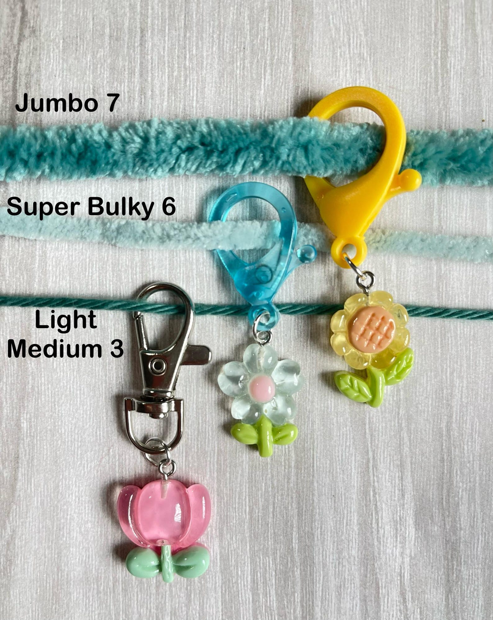 Flower Stitch Markers/crochet Stitch Markers/knit Stitch Markers/stitch ...